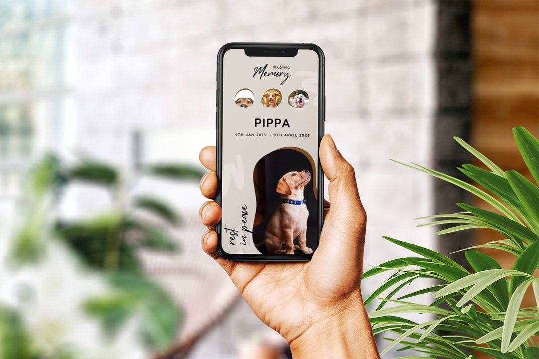 Pet Obituary, Dog Obituary, Pet Funeral Template, Pet Death ...