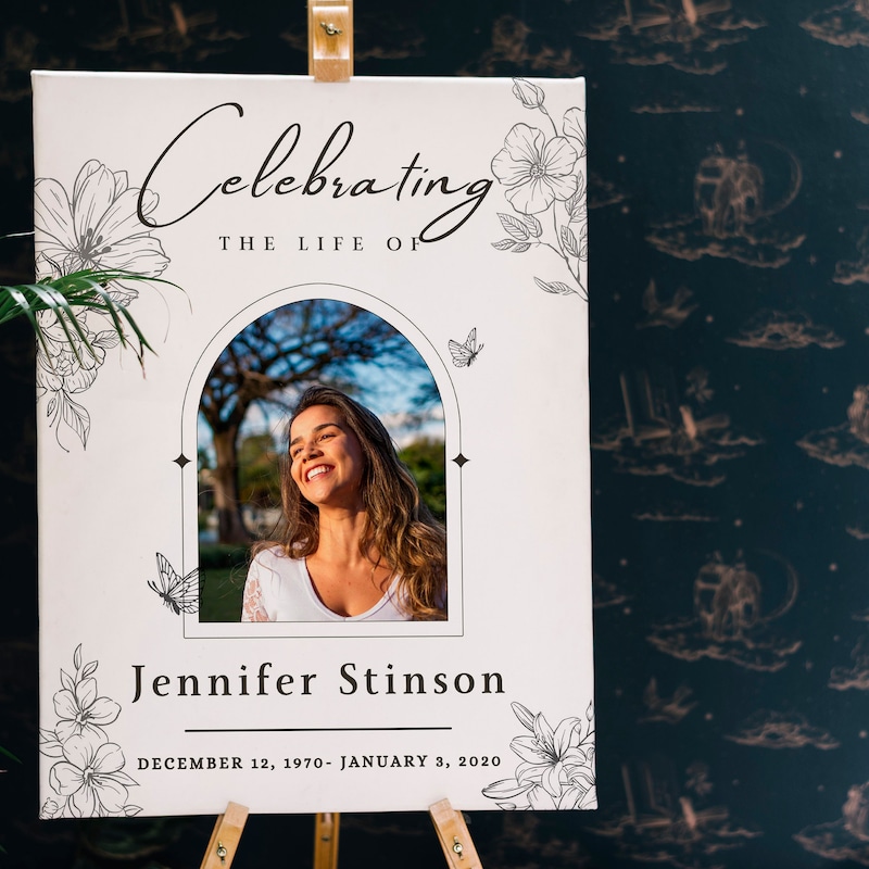 Funeral Memory Board - Etsy