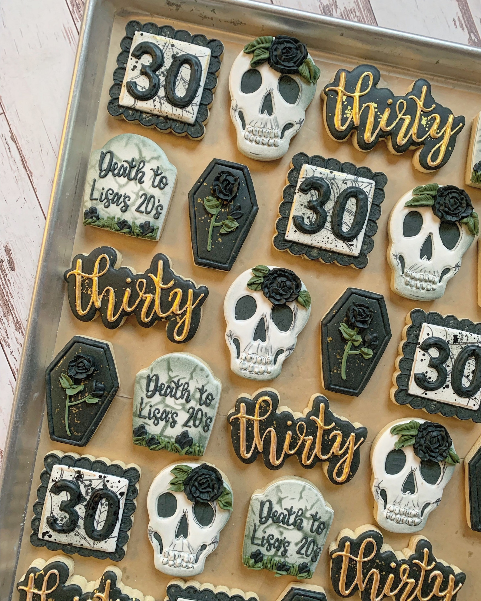 30th Birthday Cookies | Etsy