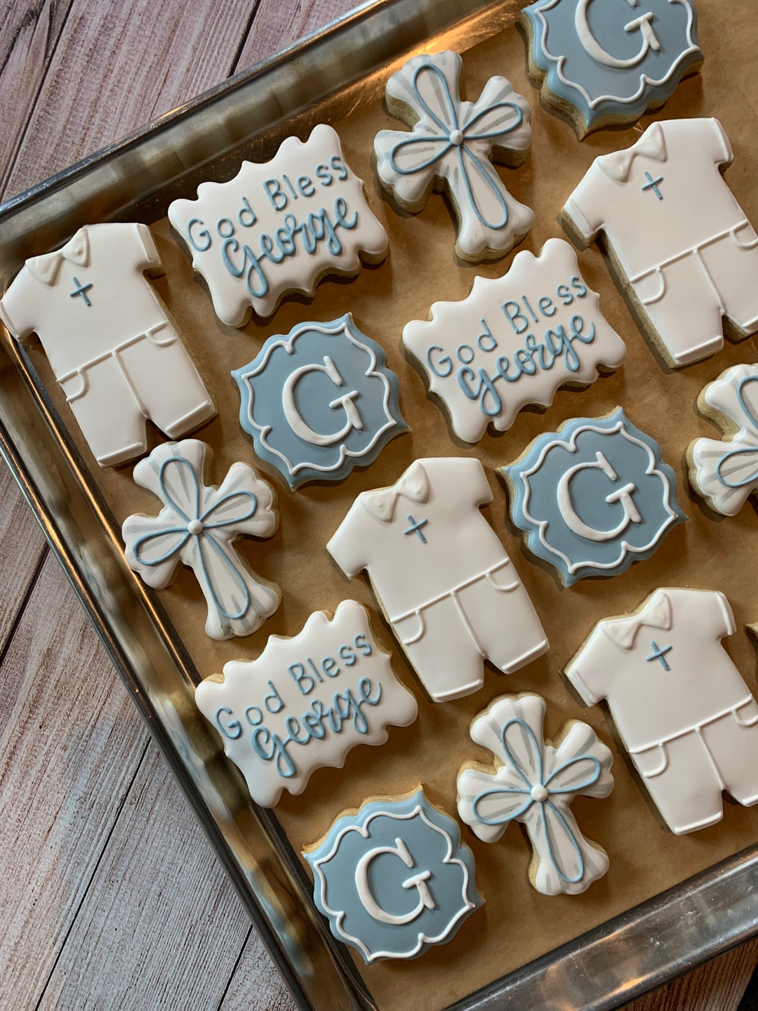 Baptism / Communion Cookies - Boys - Etsy