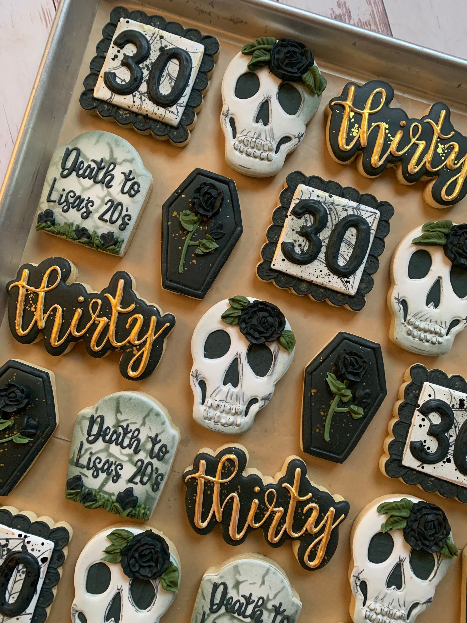 30th Birthday Cookies | Etsy