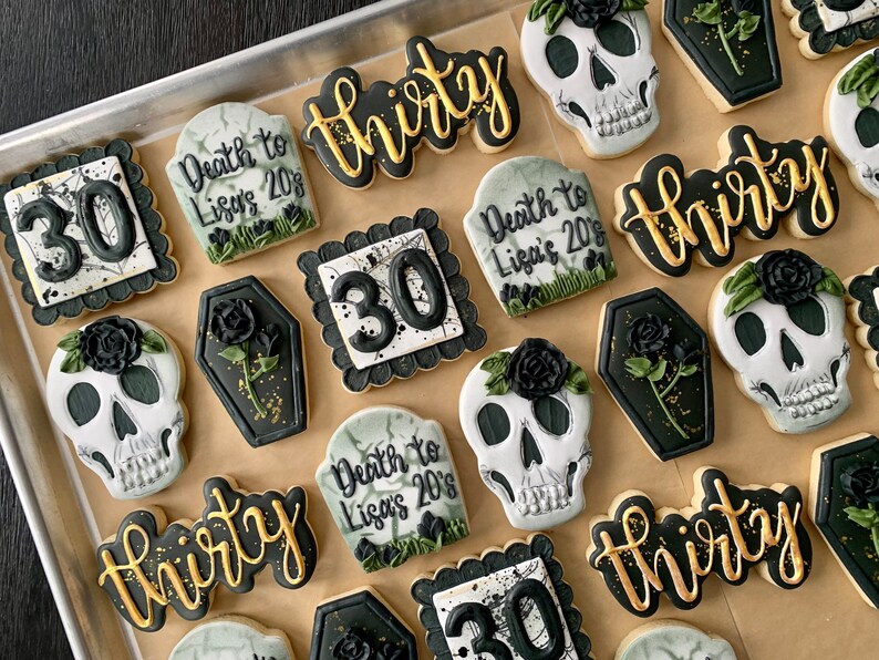 30th Birthday Cookies - Etsy