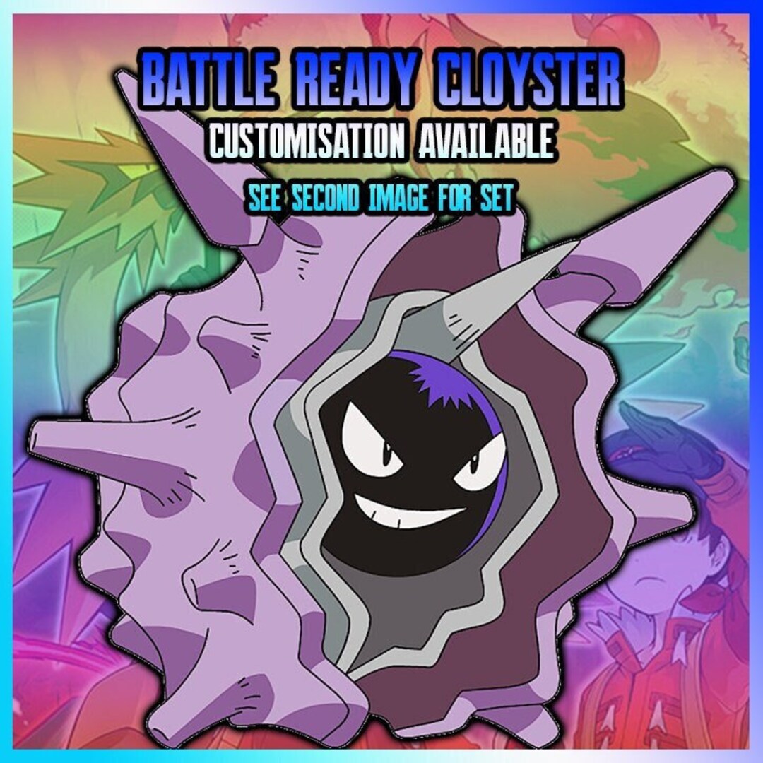 Pokémon Sword & Shield / Battle Ready Cloyster / 6IV Maxed EV With ...
