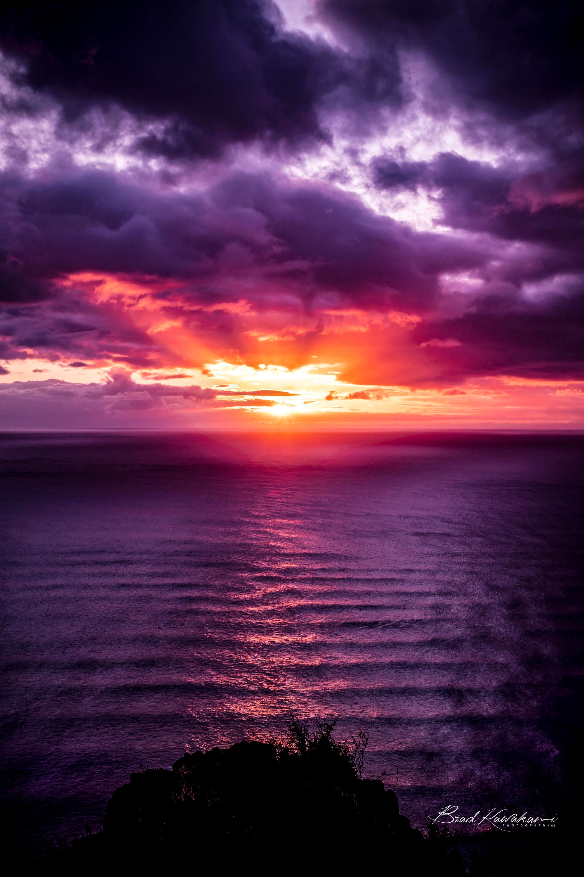 Hawaii Sunset Purple