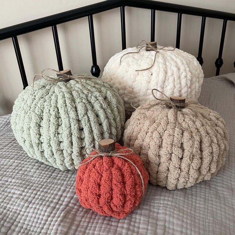 Chunky Yarn Pumpkin - Etsy