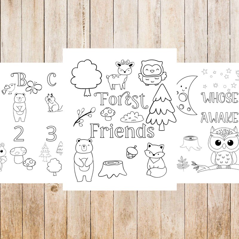 Forest Friends - Etsy