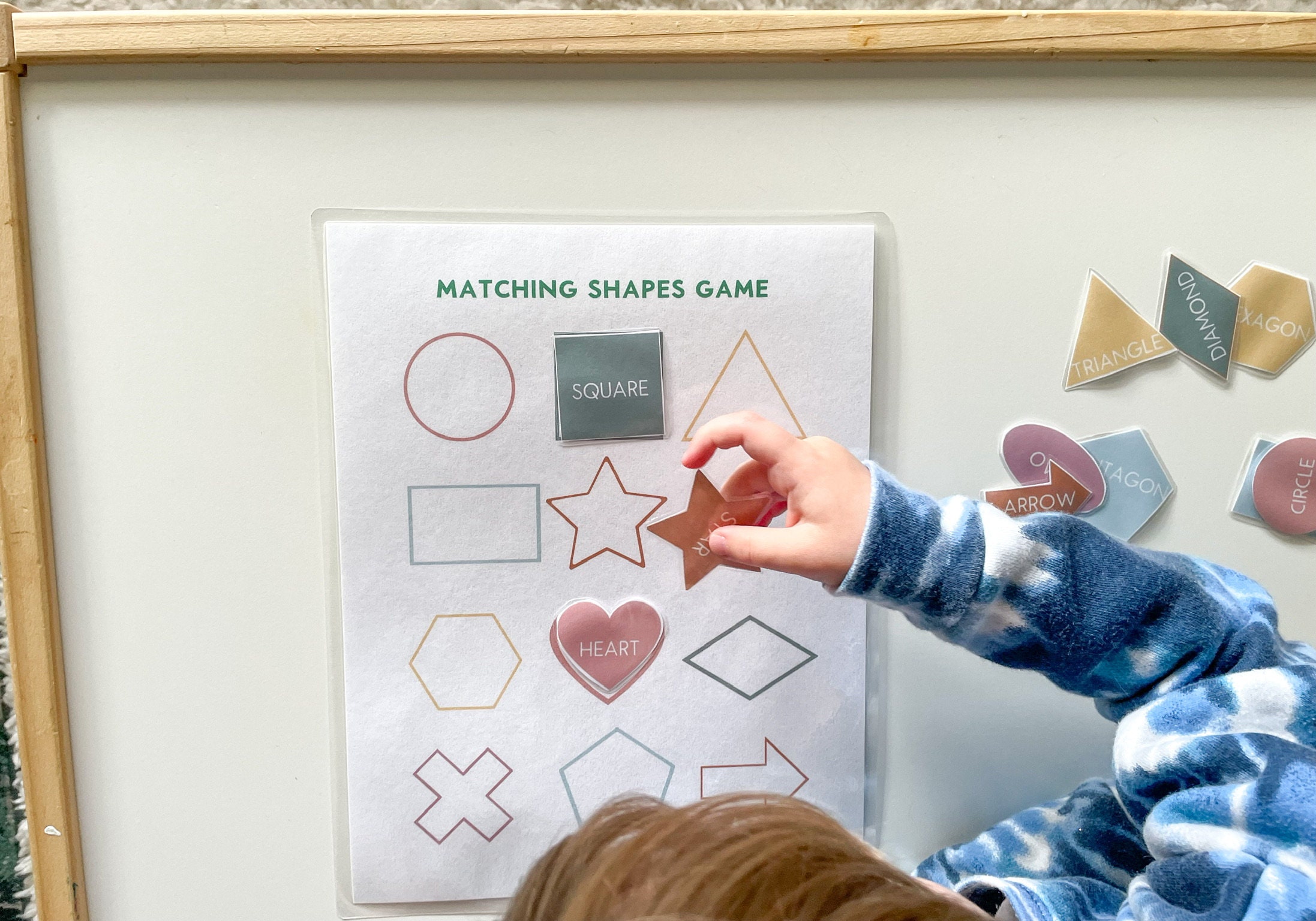 Printable Shapes Game | Pre-k Curriculum Shape Matching | Busy Binder ...