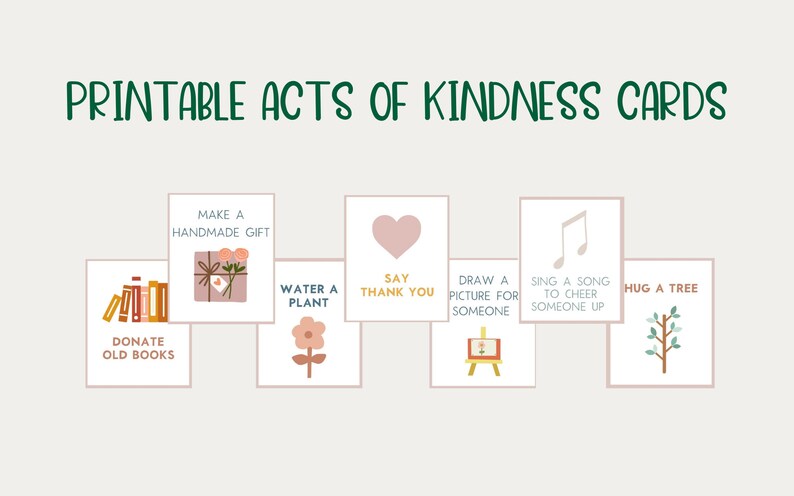 Kindness Bundle: Choose Kindness Poster Kindness Changes | Etsy