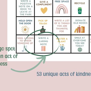 Printable Kindness Bingo With Variations for Kids to Encourage Random ...