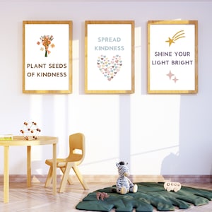 Kindness Poster Bundle | Printable Kindness Quote Prints - Etsy