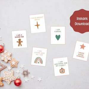 Christmas Positive Affirmations Cards | Printable Daily Affirmations ...