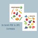 Fruits & Vegetables Poster Set | Printable Play Kitchen Art ...