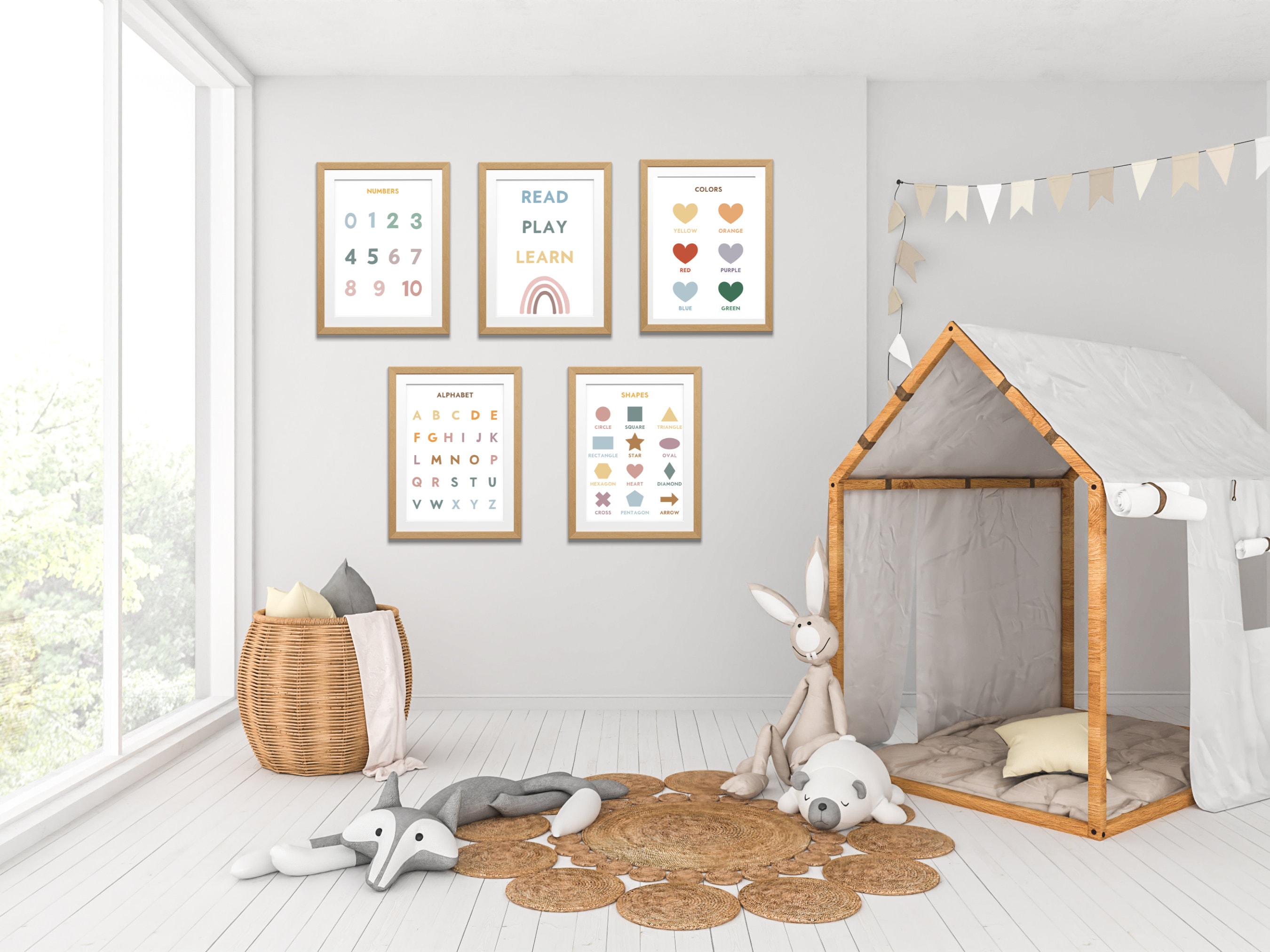 Playroom Posters Bundle | Printable Educational Posters | Montessori ...