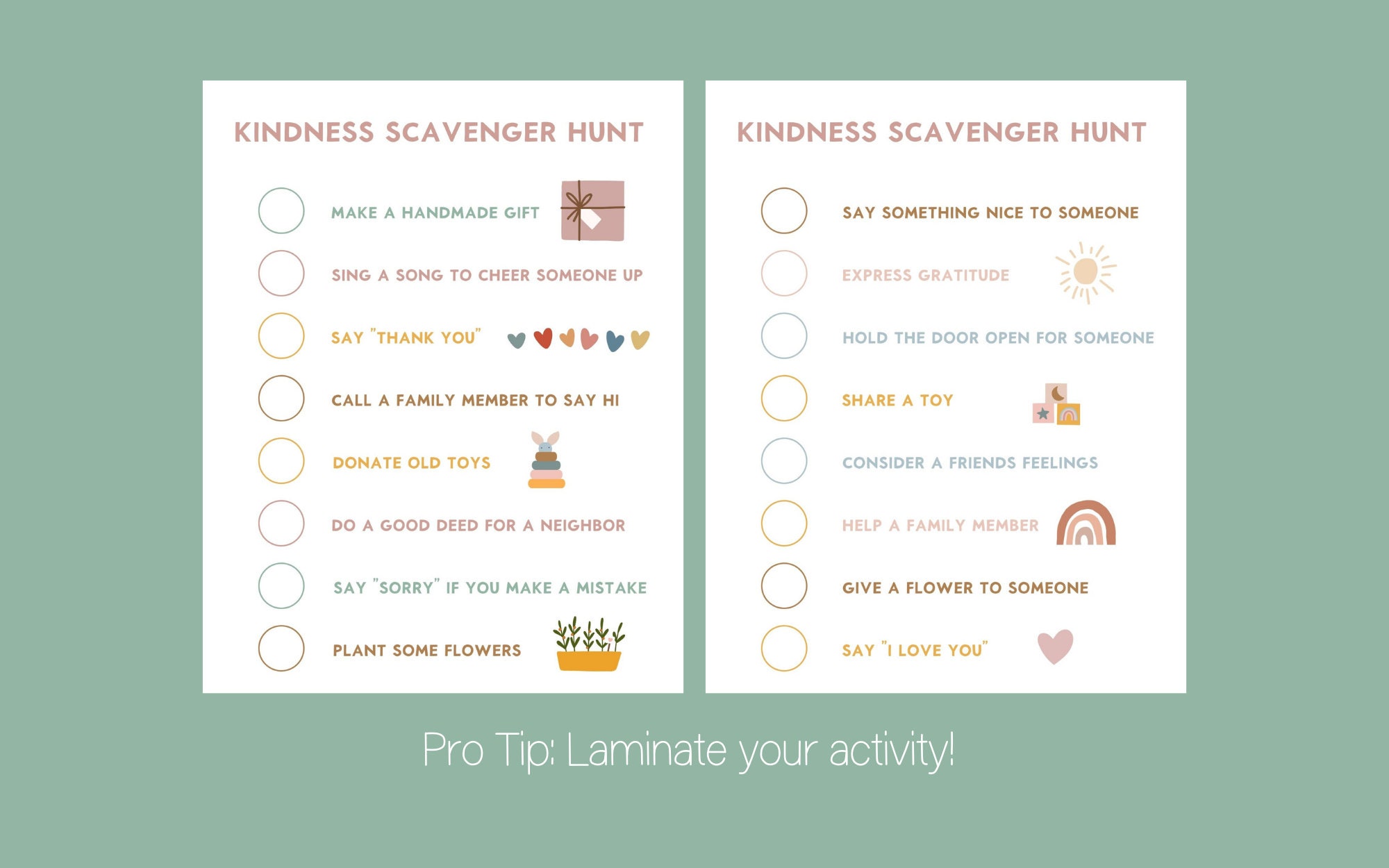 Kindness Scavenger Hunt | Instant Download Children’s Game | Printable ...