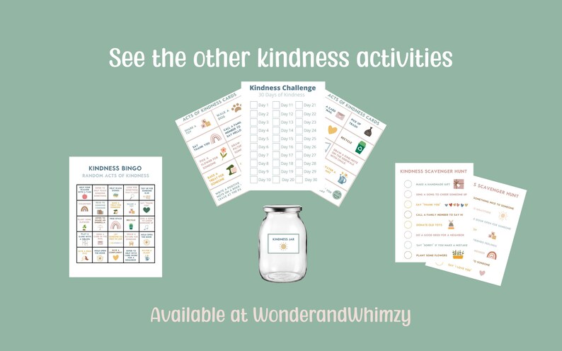 Kindness Certificate and Kind Cards for Kids | Printable Award ...