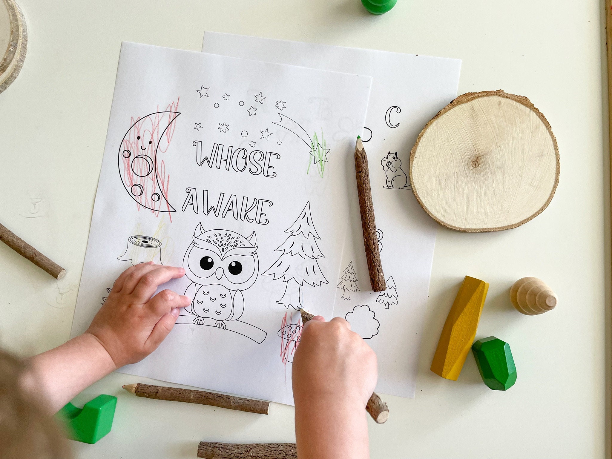 Printable Coloring Pages | Woodland Animals | Forest Friends ...