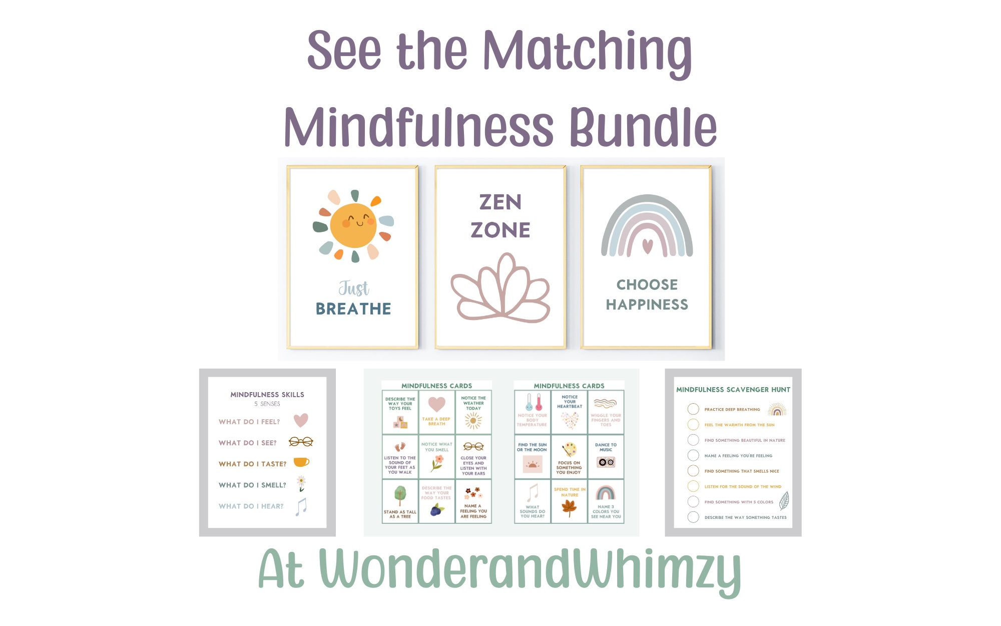 Zen Zone Poster | Digital Download | Lotus Flower Art | Calm Corner ...