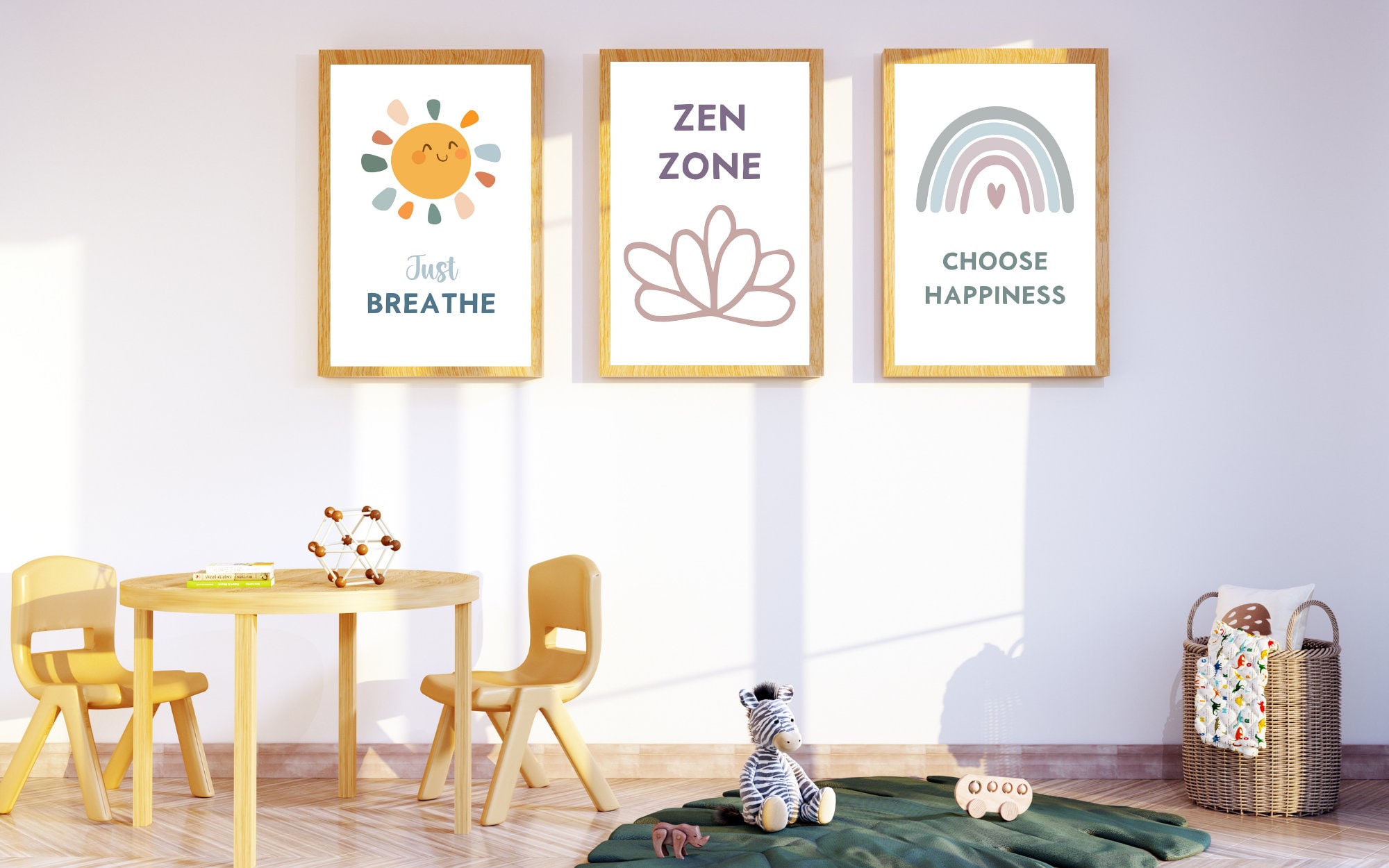 Mindfulness Posters Bundle: Zen Zone, Calming Cards (digital Download ...