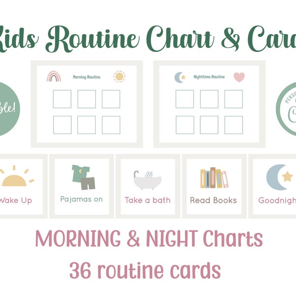 Potty Training Printable Bundle: Reward Chart, Potty Training Cards ...