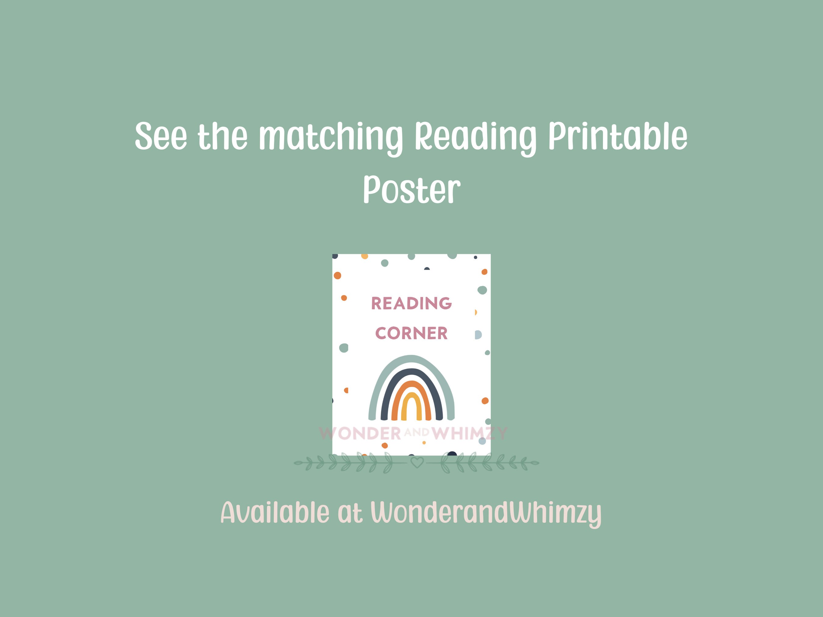 Book Nook READ Banner Printable Book Banner SVG Files - Etsy