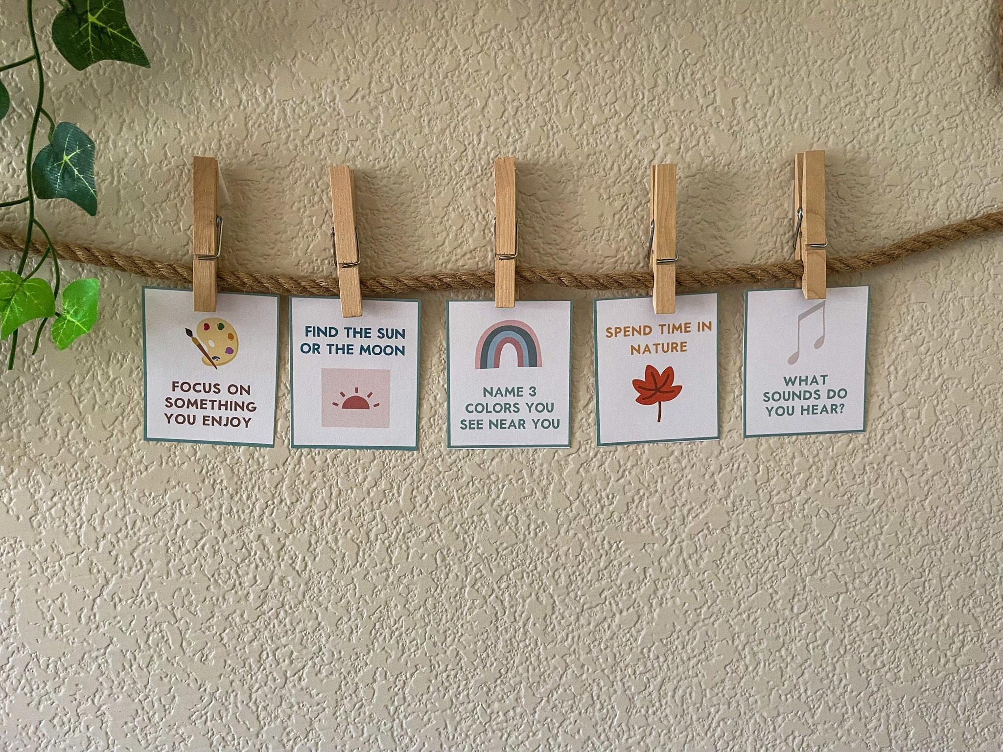 Mindfulness Cards for Children | Printable Toddler Cards | Preschooler ...