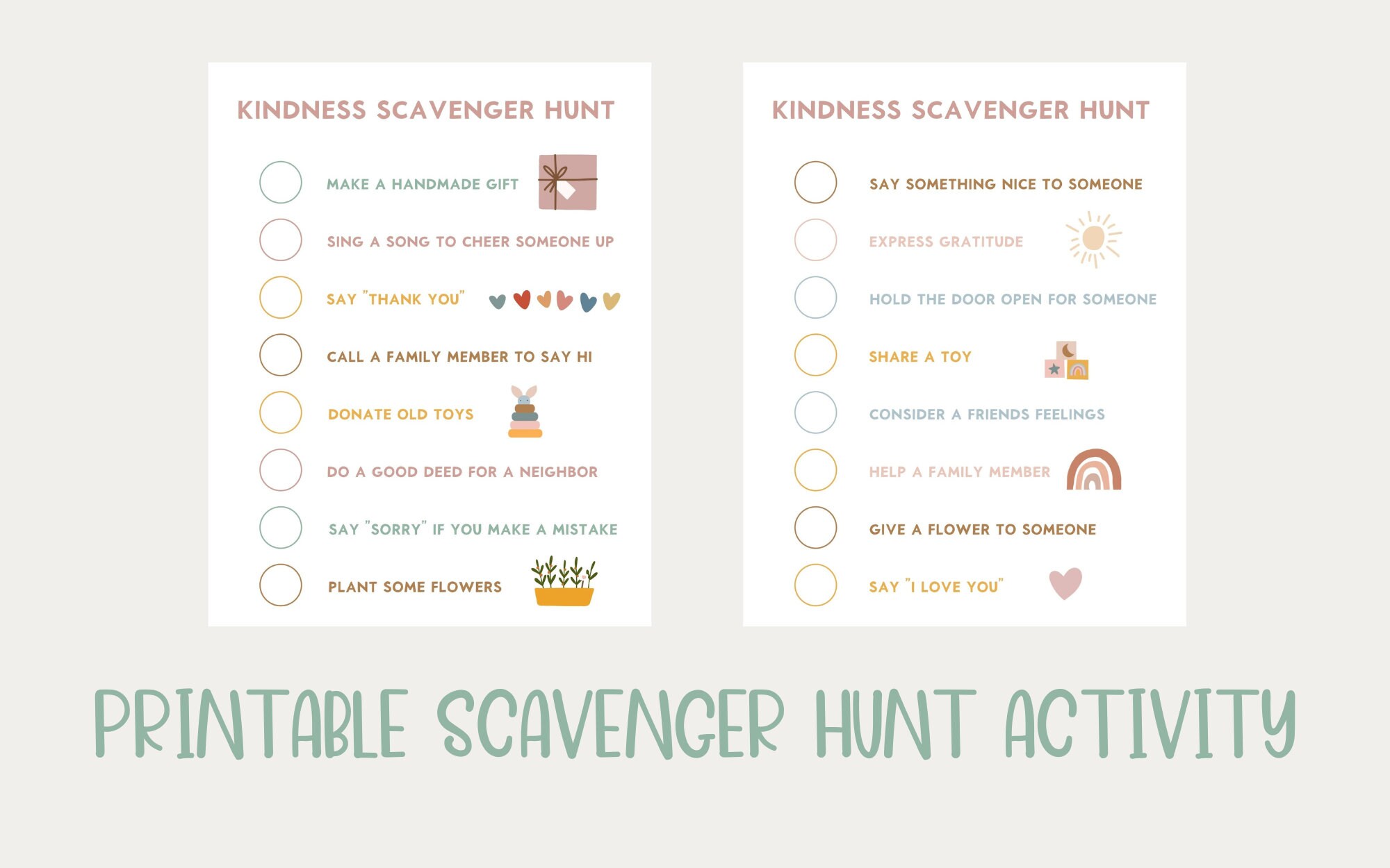 Kindness Bundle: Choose Kindness Poster, Kindness Changes Everything ...