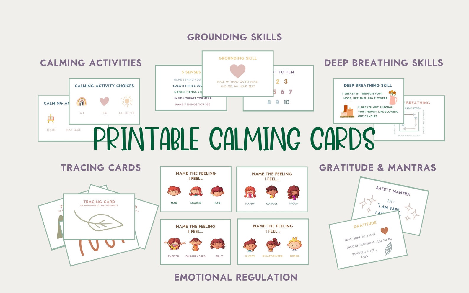 Time-in Corner Bundle: Feelings Chart Connection Poster - Etsy