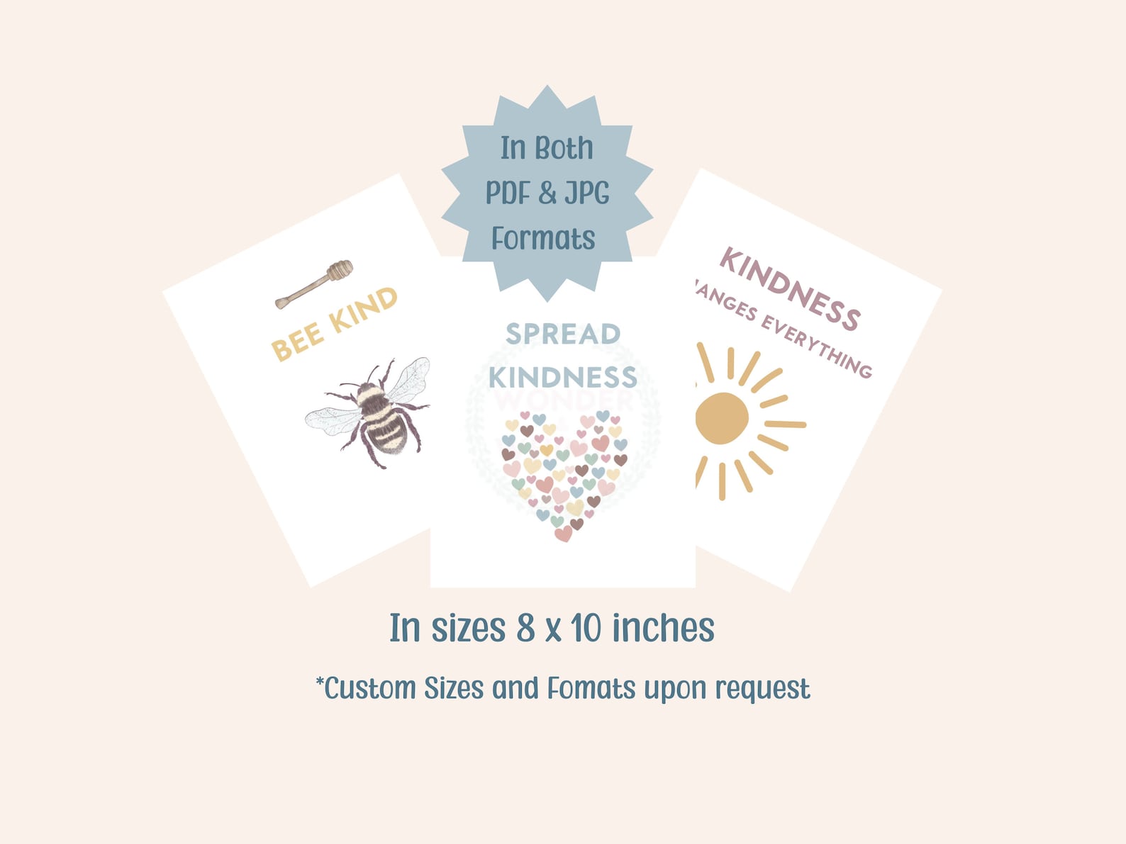 Kindness Poster Bundle | Printable Kindness Quote Prints - Etsy