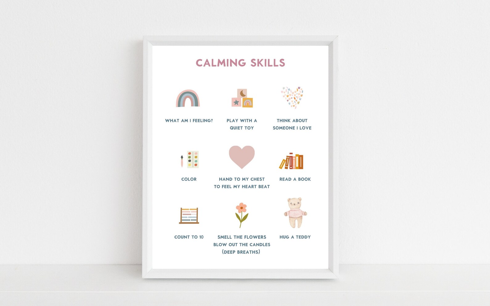 Calm Corner Bundle | Feelings Chart | Calming Corner Poster | Calming ...