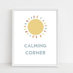 Calm Corner Bundle | Feelings Chart | Calming Corner Poster | Calming ...