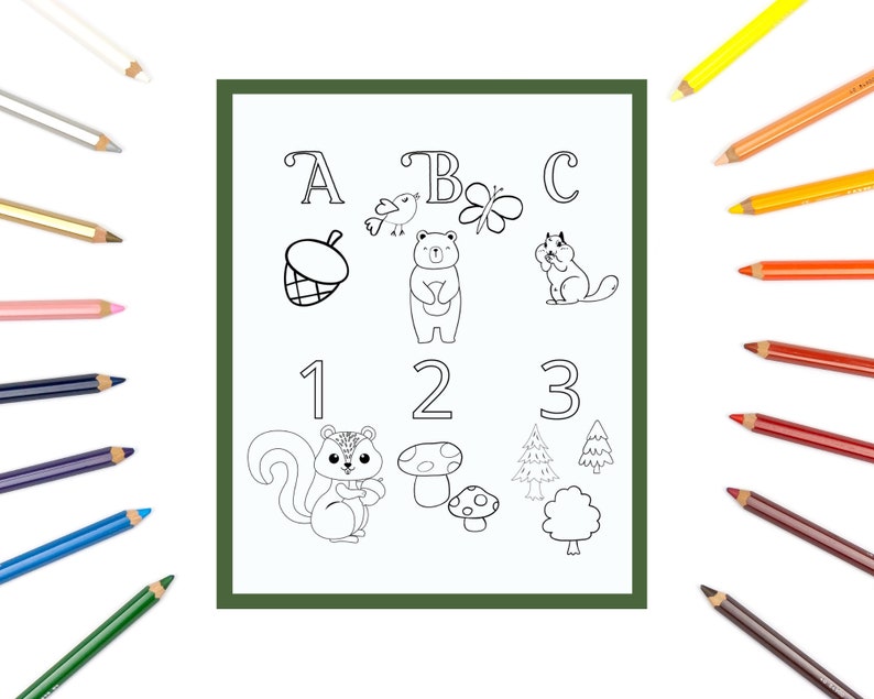 Printable Coloring Pages | Woodland Animals | Forest Friends ...