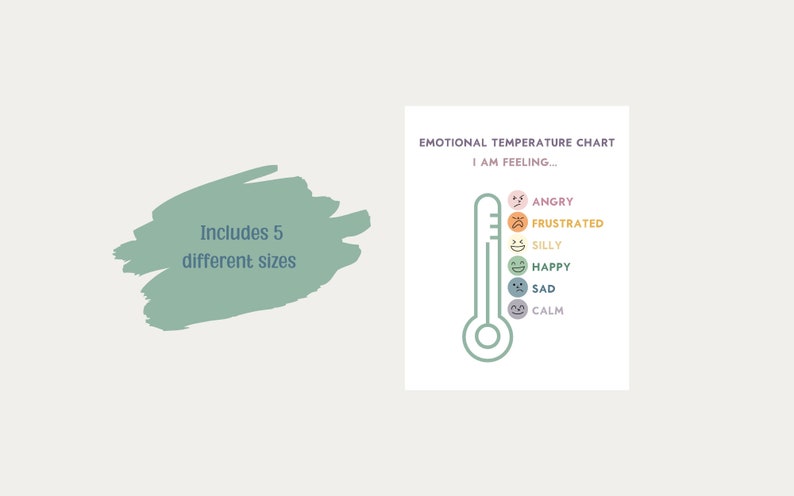 Emotions Poster | Printable Feelings Chart for Kids | Instant Download ...