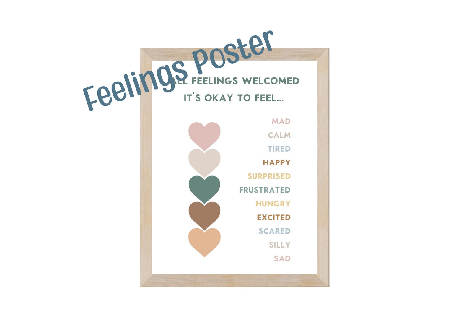 Calming Posters Pack With 6 Educational Posters: Positive - Etsy