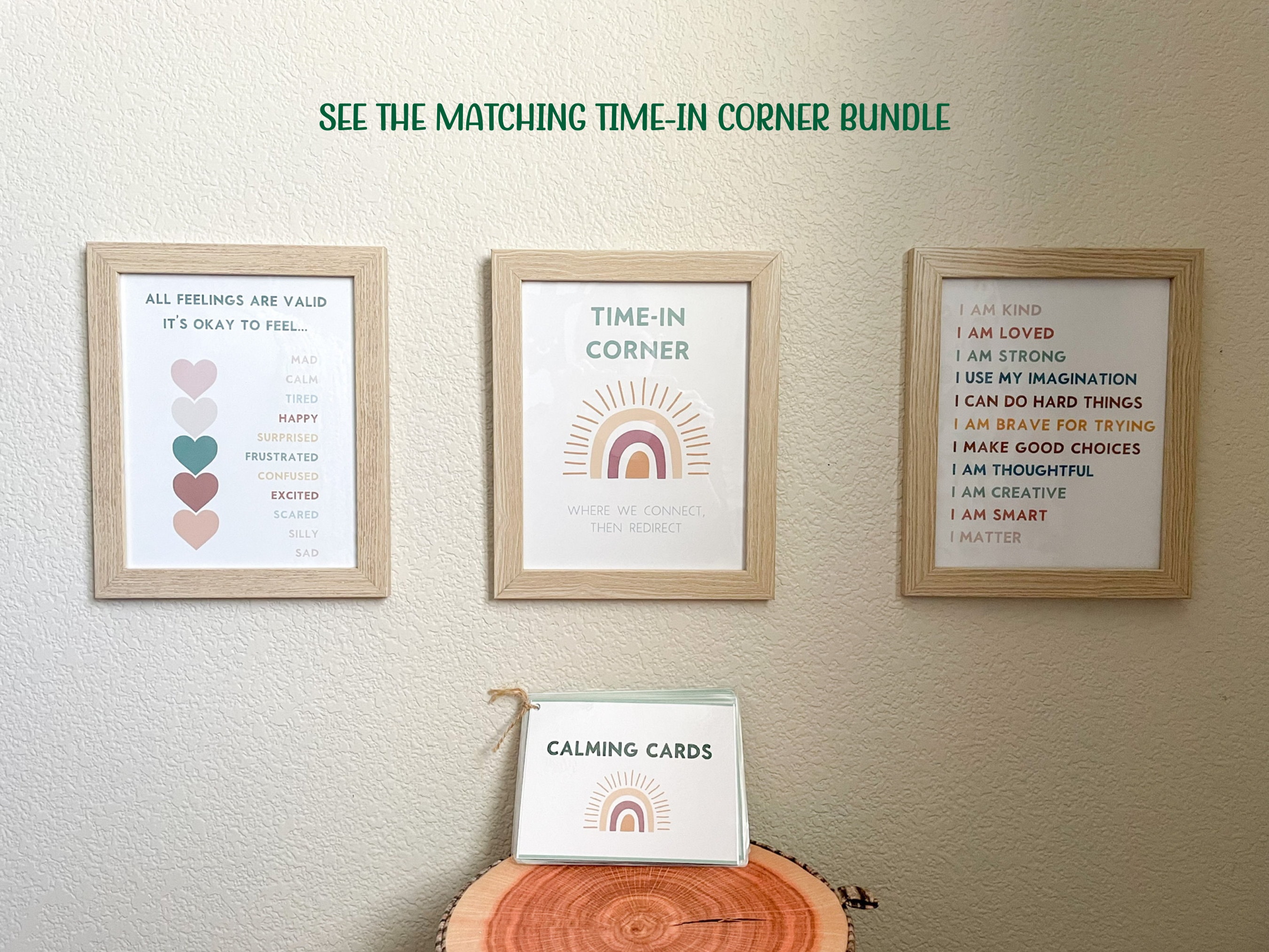 Calming Cards for Children Printable Toddler Cards Preschooler Coping ...