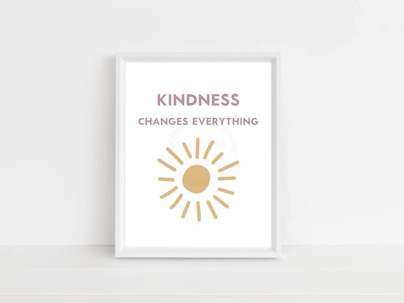 Kindness Poster Bundle | Printable Kindness Quote Prints - Etsy