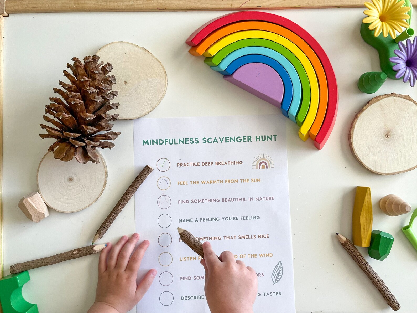 Mindfulness Scavenger Hunt | Instant Download Anxiety Relief Game ...