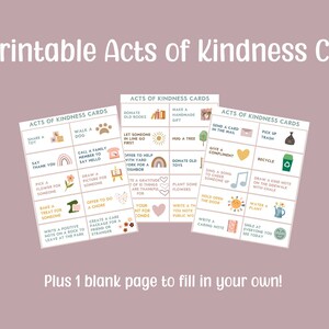 Kindness Activity | Printable Acts of Kindness Cards | Kind Kids ...
