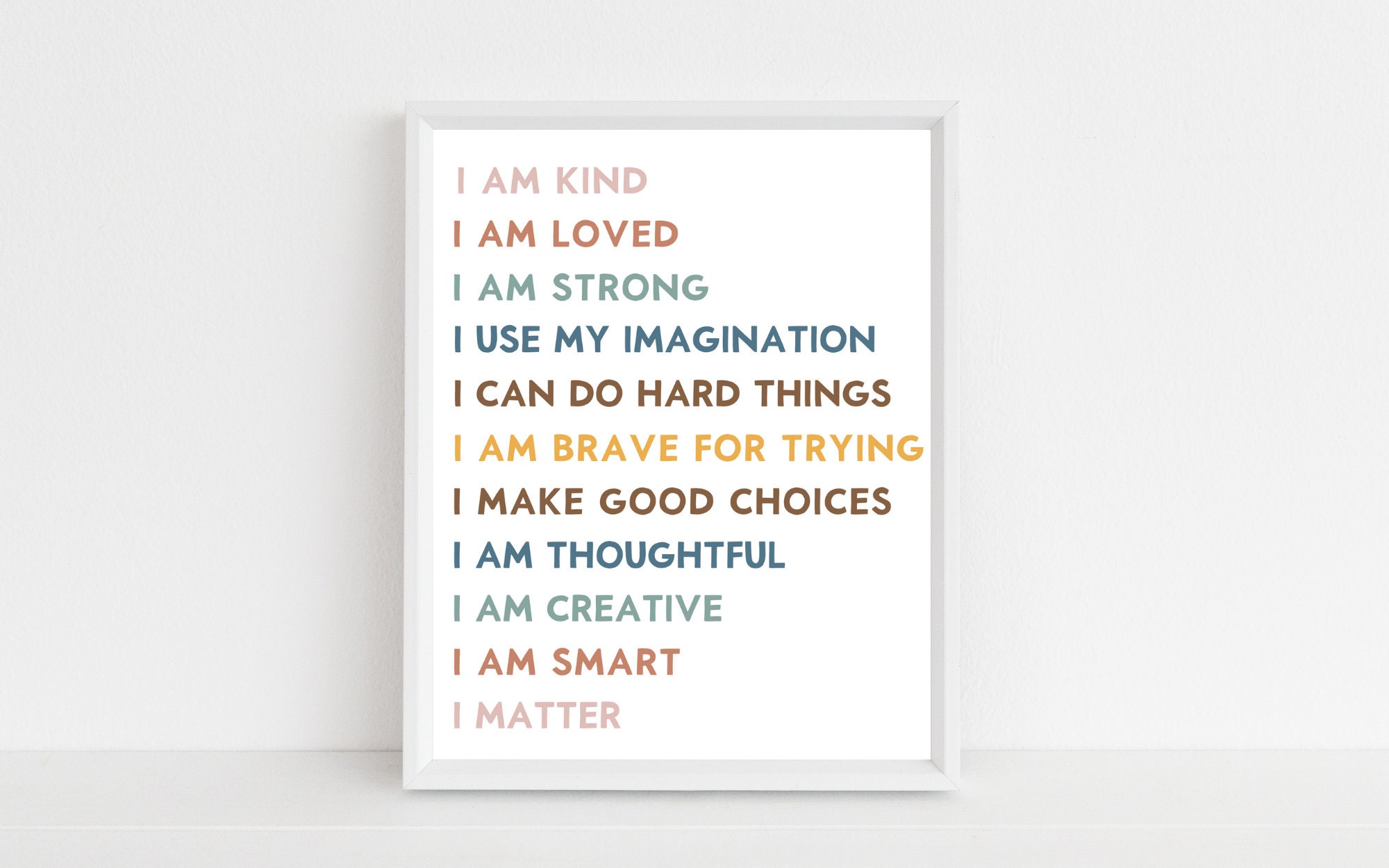 Time-in Corner Bundle: Feelings Chart, Positive Affirmation Poster ...