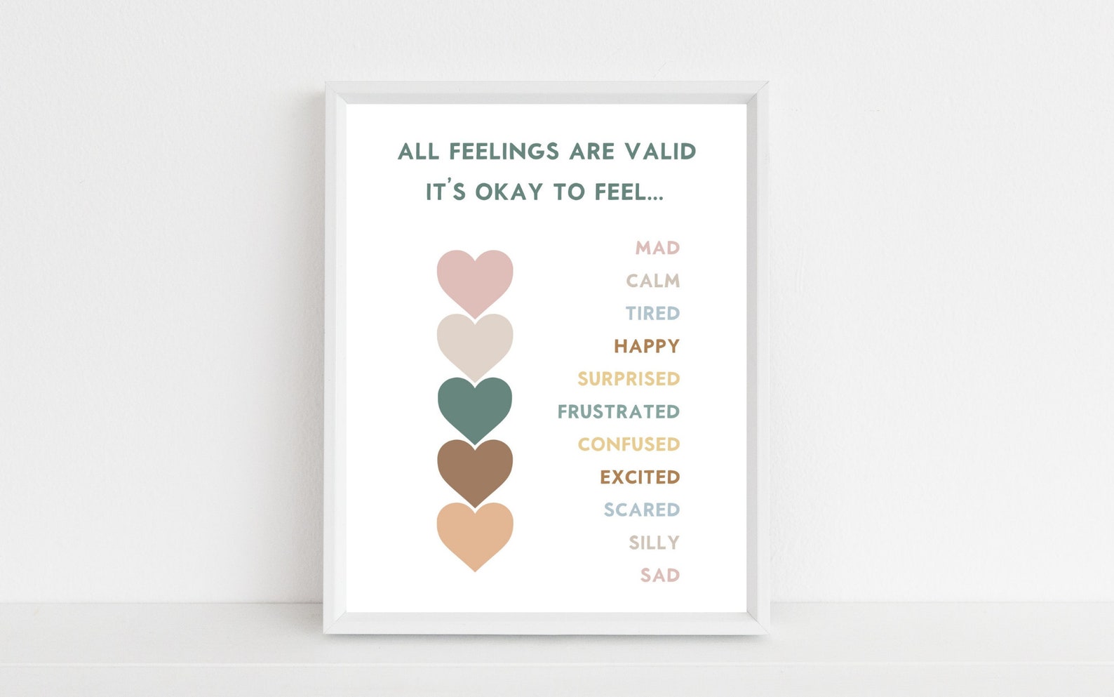 Time-in Corner Bundle: Feelings Chart, Positive Affirmation Poster ...