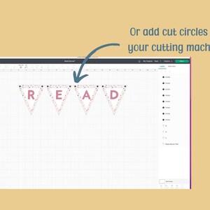 Book Nook READ Banner | Printable Book Banner SVG Files - Etsy