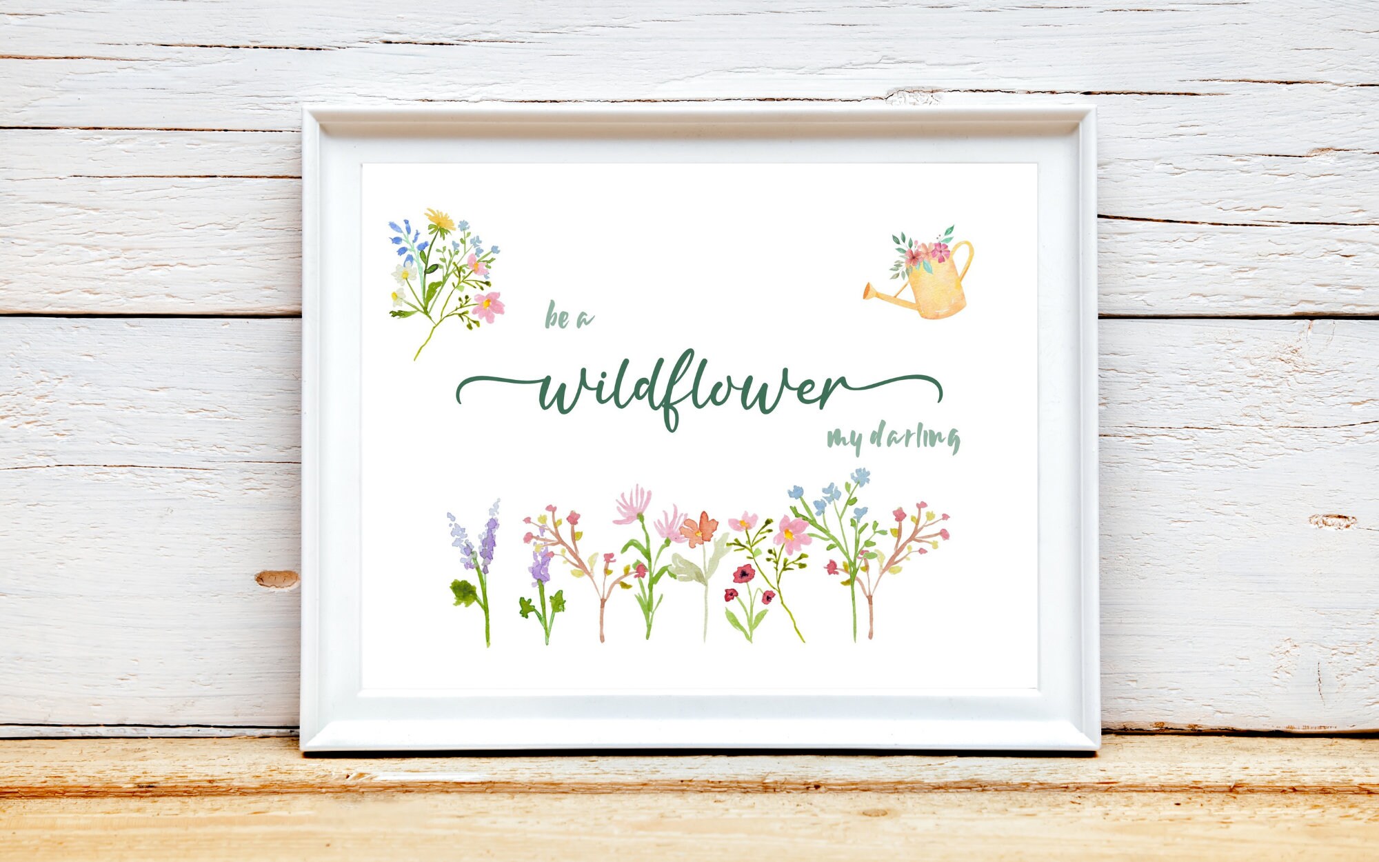 Wildflower Quote Printable Poster | Be A Wildflower My Darling ...