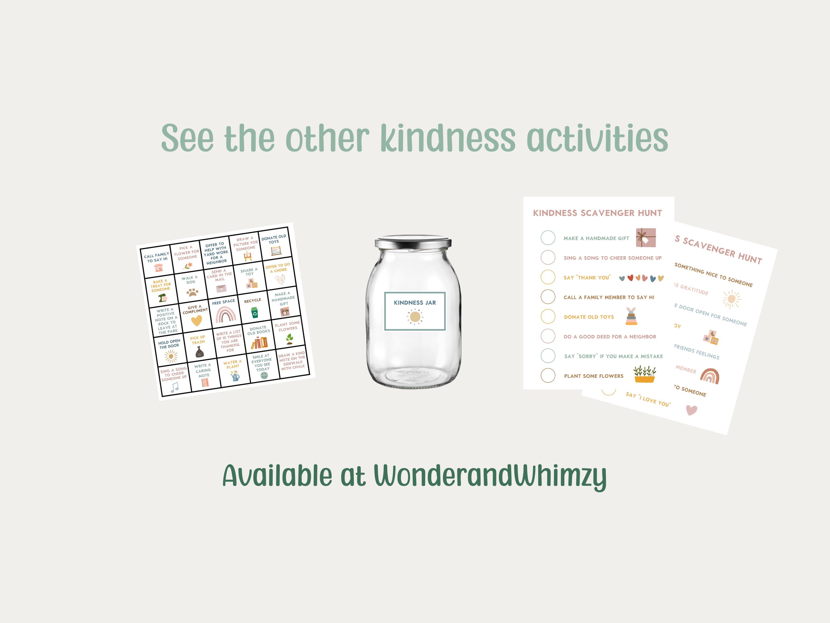 Kindness Advent Calendar | Printable Holiday Calendar | Christmas ...