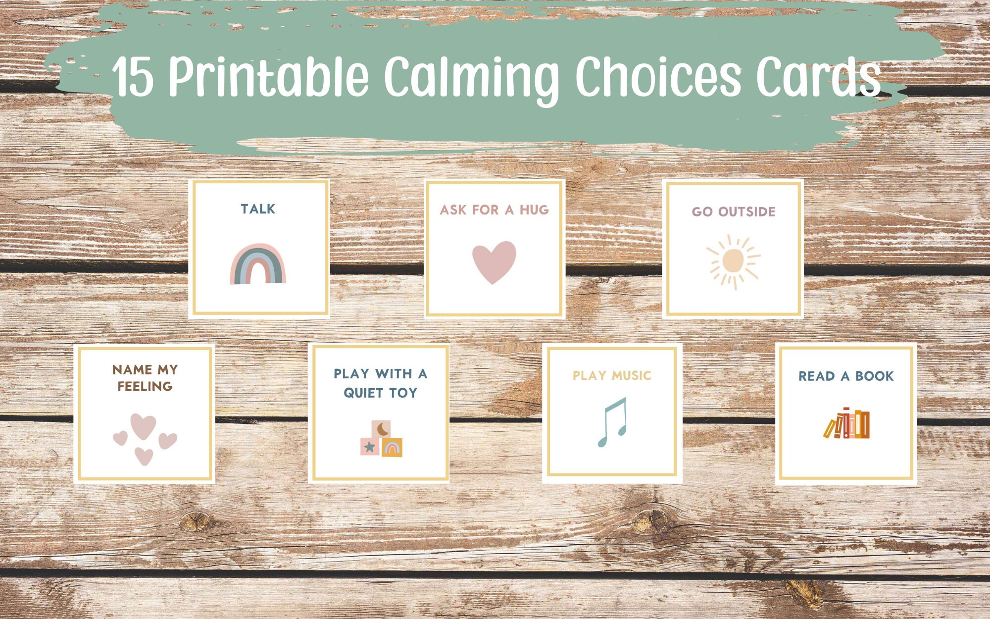 My Calming Choices Cards | Printable Anxiety Relief for Kids - Etsy