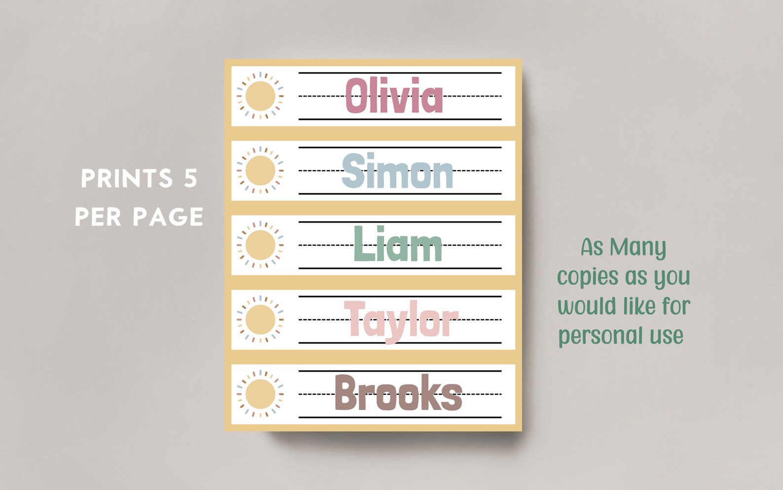 Classroom Name Labels | Printable & Editable Name Tags for Classroom ...