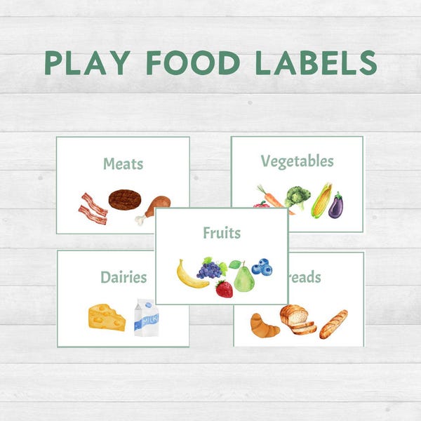 Play Food - Etsy