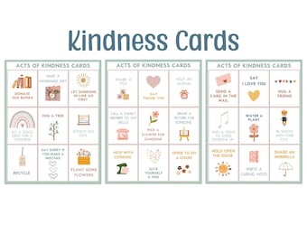 Printable Kindness Cards Random Acts of Kindness - Etsy