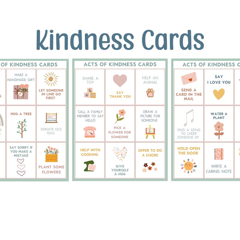 Kindness Cards - Etsy