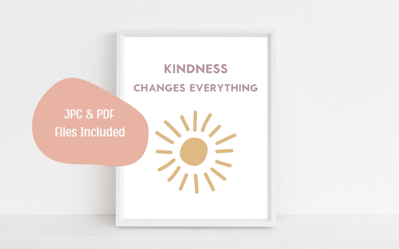 Kindness Bundle: Choose Kindness Poster, Kindness Changes Everything ...
