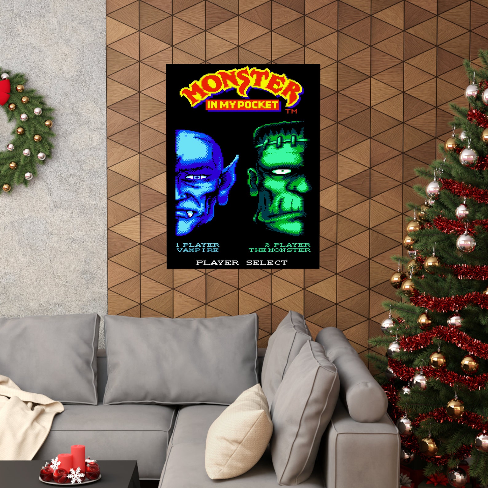 Monster in My Pocket Start Screen Poster NES 8 Bit Game Box Cover ...