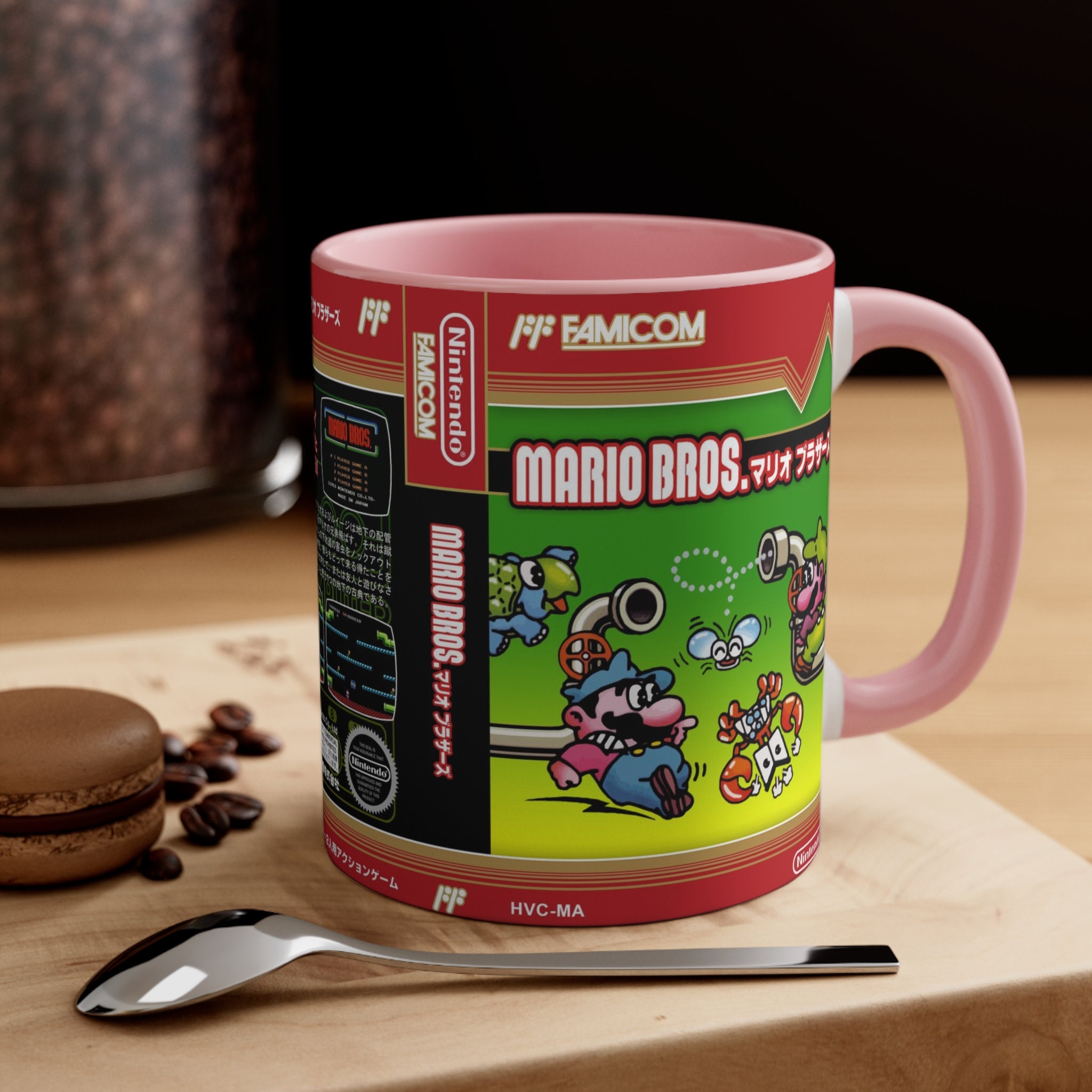 Mario Bros Pipe Game NES 8 Bit Game Box Cover Famicom Accent - Etsy